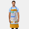 Colorful Kitchen Conversion Chart Apron | Zazzle