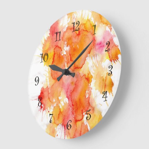 Colorful Kitchen Wall Clocks | Zazzle