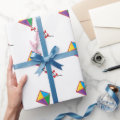 Colorful Kite Wrapping Paper | Zazzle