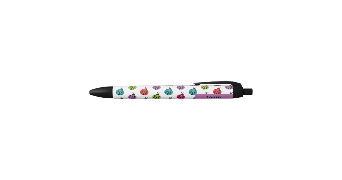 Colorful Ladybug Personalized Pen | Zazzle