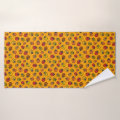 Colorful ladybugs bath towel set | Zazzle