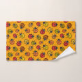 Colorful ladybugs bath towel set | Zazzle