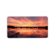Colorful Lake Sunset Address Labels | Zazzle