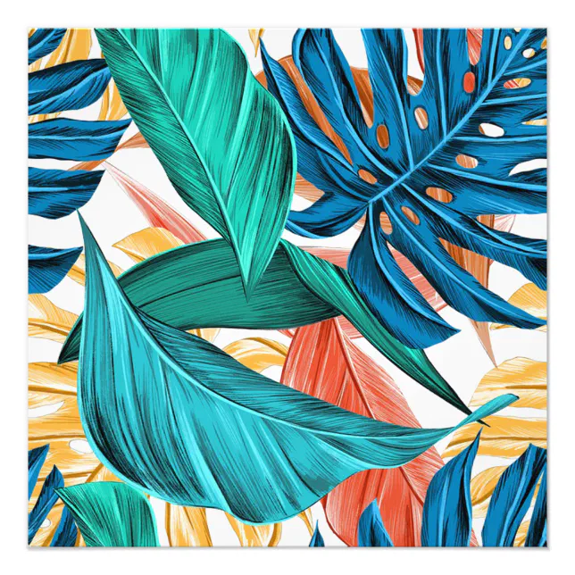 Colorful Leaves Photo Print | Zazzle