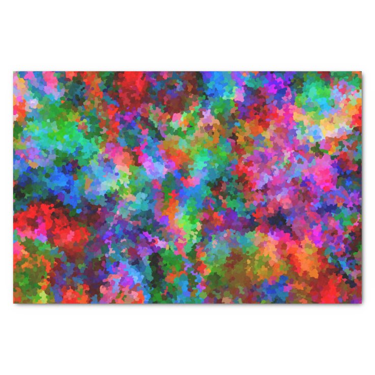 Colorful Life Tissue Paper | Zazzle