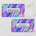 Colorful Liquid Business Card | Zazzle