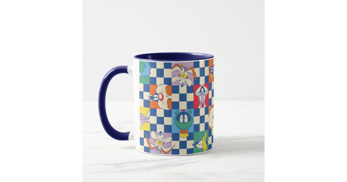 Colorful LOONEY TUNES™ Checker Toss Pattern Mug | Zazzle