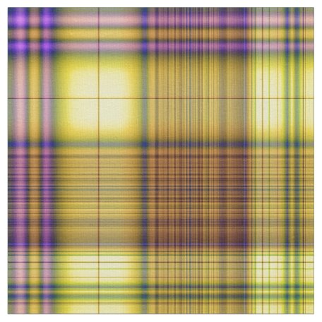 Colorful Madras Plaid Stripes Print Pattern Fabric | Zazzle.com