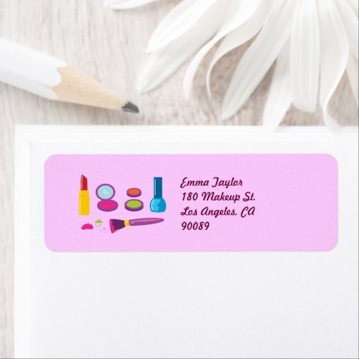 Colorful Makeup Label | Zazzle