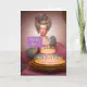 Colorful Marie Antoinette Birthday Cake Card | Zazzle