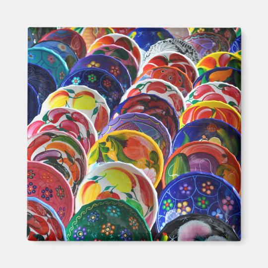 Colorful Mayan Mexican Bowls Magnet | Zazzle.com