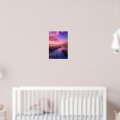 Colorful Meadow by the Flowing Stream Poster | Zazzle
