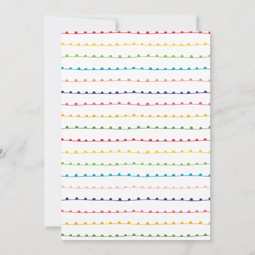 Colorful Merry and Bright Holiday Party Invitation | Zazzle