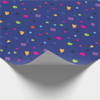 Colorful Mexican Fiesta Confetti Wrapping Paper | Zazzle