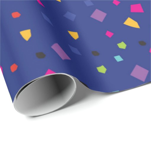 Colorful Mexican Fiesta Confetti Wrapping Paper | Zazzle