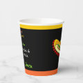 Colorful Mexican Fiesta Couple's Wedding Shower Paper Cups | Zazzle