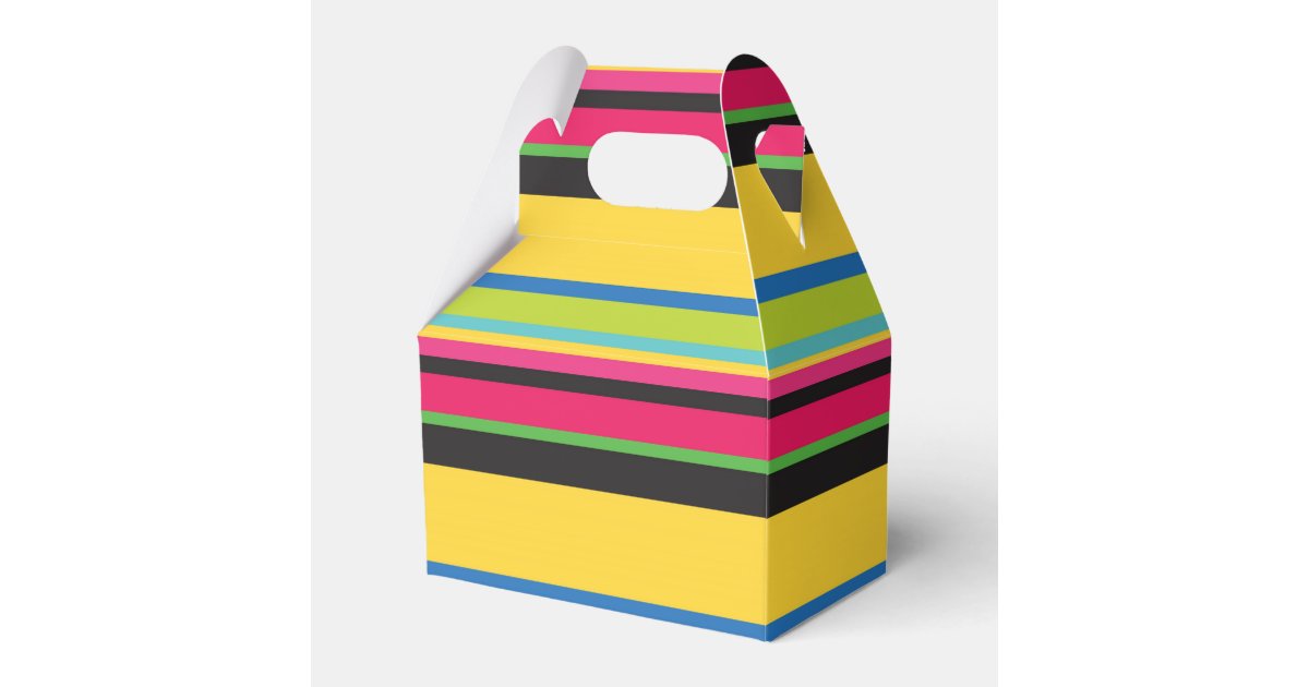 Colorful Mexican Fiesta Favor Boxes | Zazzle