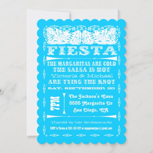 Colorful Mexican Fiesta Rehearsal Dinner Invitation | Zazzle