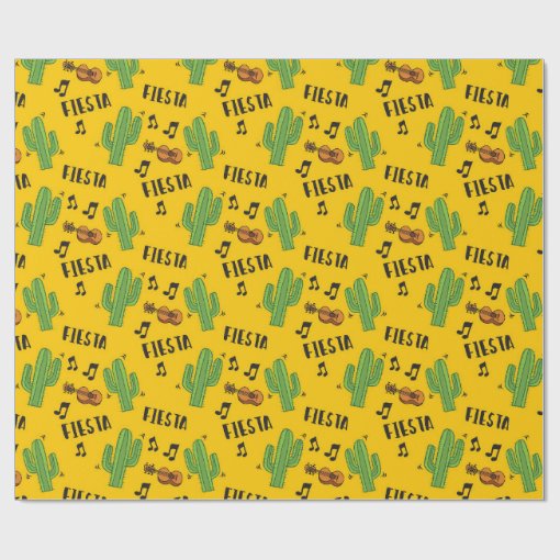 Colorful Mexican Fiesta Wrapping Paper | Zazzle