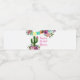 Colorful Mexican Taco bout Love Water Bottle Water Bottle Label | Zazzle