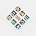 Colorful Mickey Mouse Grid Napkins | Zazzle
