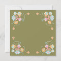 Colorful Mod Embroidery Save the Date Invitation | Zazzle