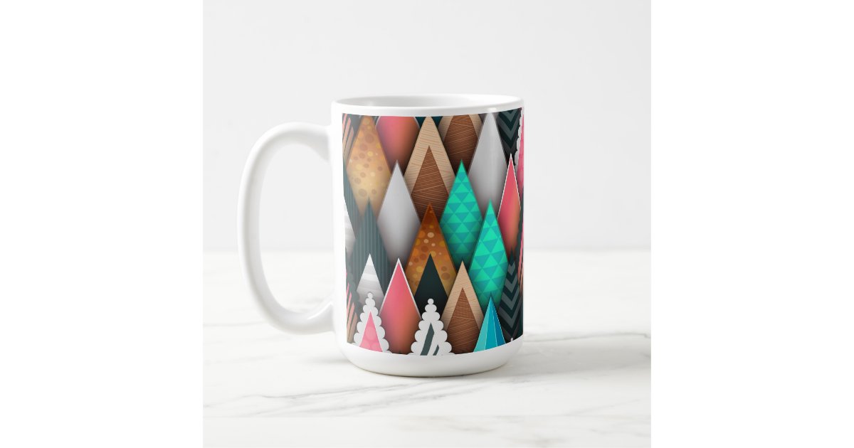 Colorful Modern Abstract Southwestern Coffee Mug | Zazzle