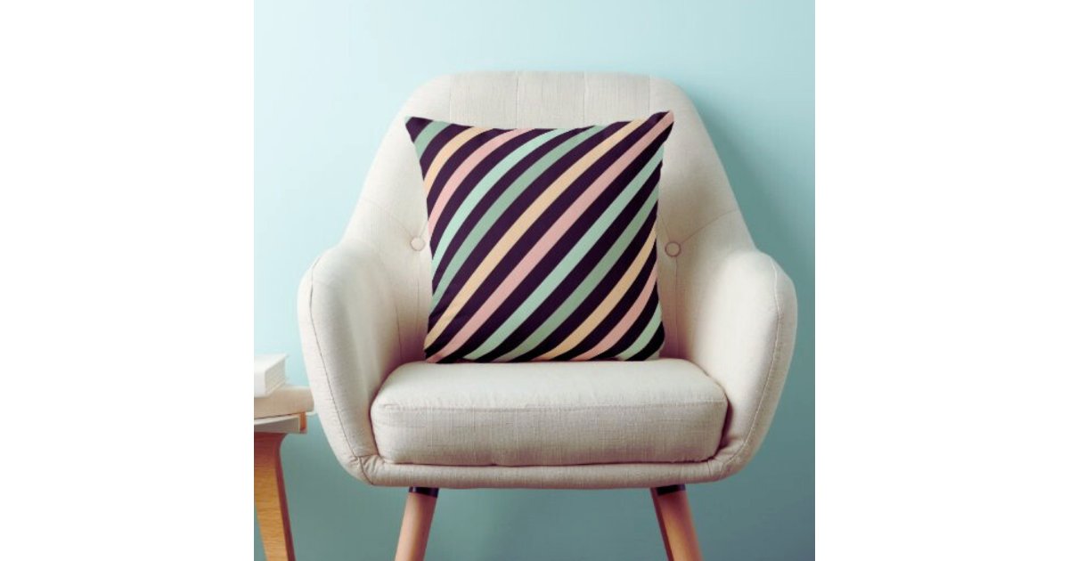Colorful Modern Cute Geometric Pattern Throw Pillow | Zazzle