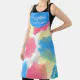 Colorful Monogrammed Artist Adult Paint Party Apron | Zazzle