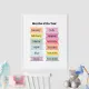 Colorful Months of the Year Educational Poster | Zazzle