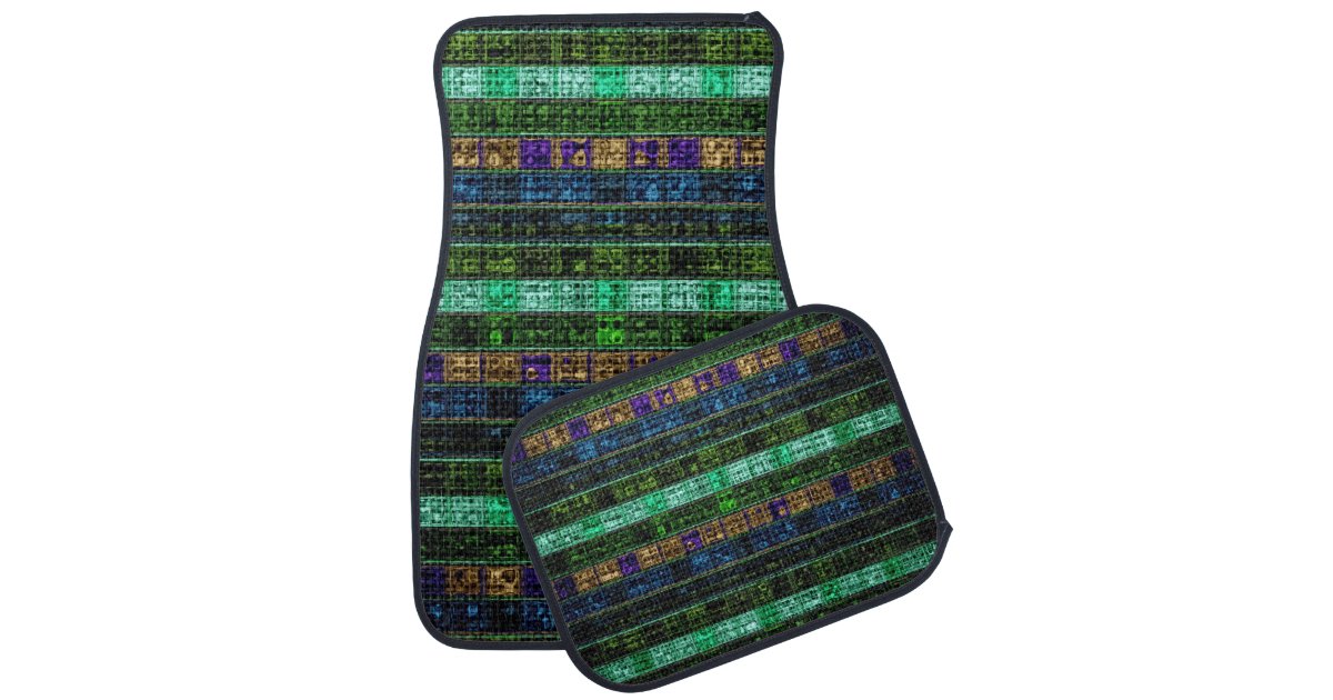 Colorful Mosaic Pattern #2 Car Floor Mat | Zazzle