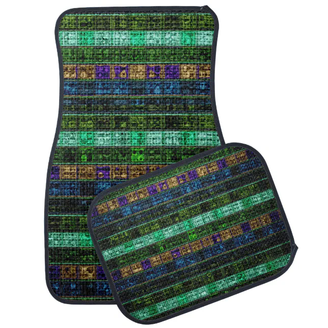 Colorful Mosaic Pattern #2 Car Floor Mat | Zazzle