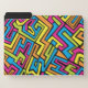 Colorful Neon Graffiti Street Art Pattern File Folder | Zazzle