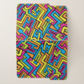 Colorful Neon Graffiti Street Art Pattern File Folder | Zazzle