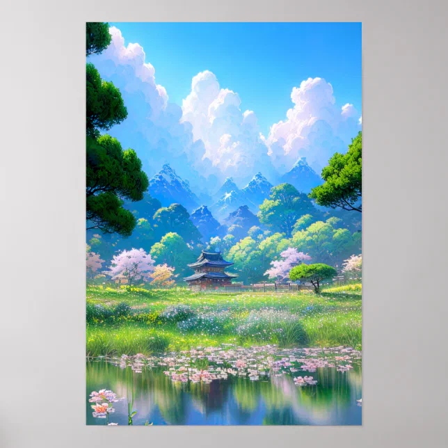 Colorful Oasis Poster | Zazzle