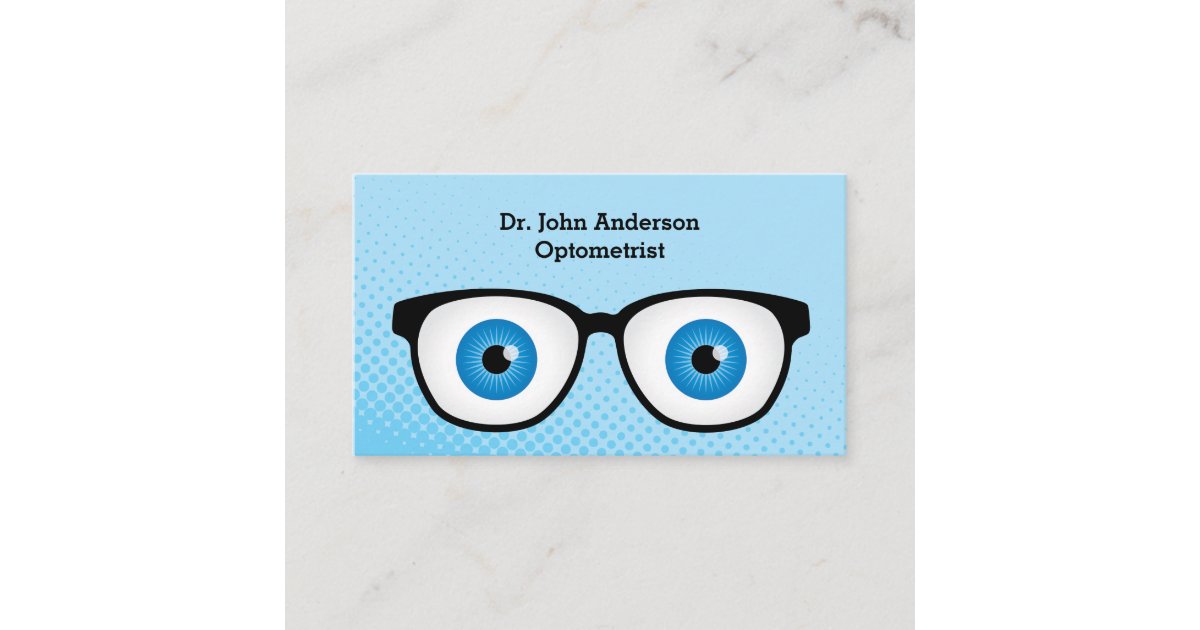 Colorful Optometrist Business Card | Zazzle