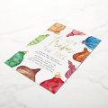 Colorful Ornaments Christmas Tree Trimming Party Foil Invitation | Zazzle