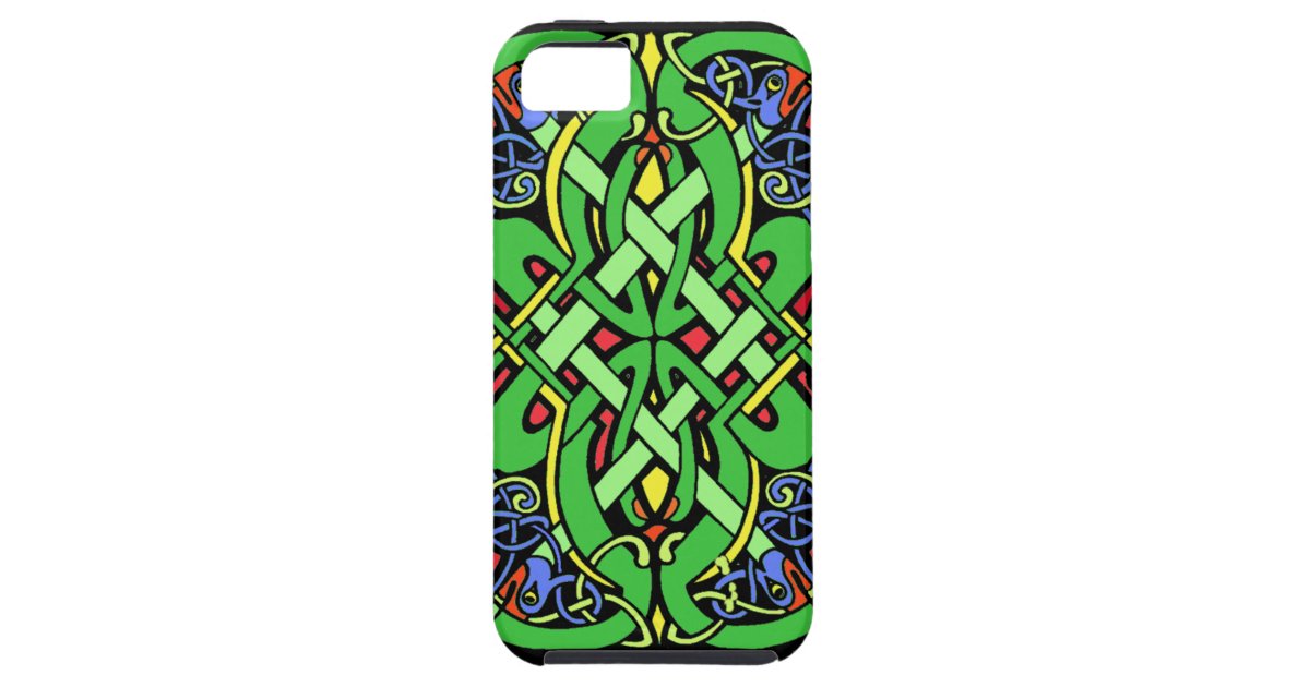 Colorful Ornate Irish Celtic Knot Case-Mate iPhone Case | Zazzle