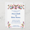 COLORFUL OTOMI MEXICAN ANNOUNCEMENT | Zazzle