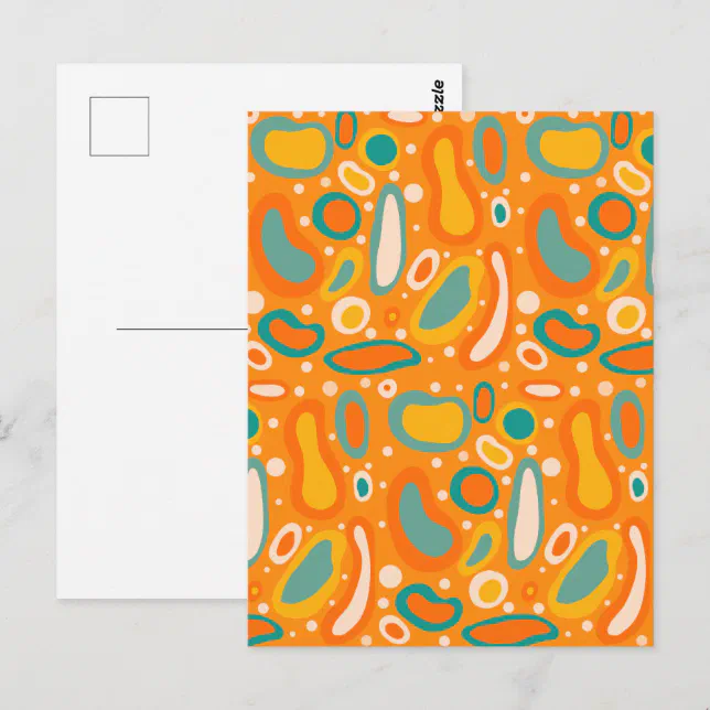 Colorful Ovals Postcard | Zazzle