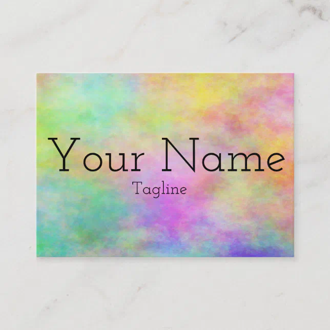 colorful paint splatter business card | Zazzle