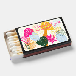 Colorful Palm Trees Matchbox Matchboxes | Zazzle