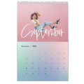 Colorful pastel rainbow photo best friend calendar | Zazzle