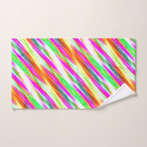 Colorful Pattern Bath Towel Set | Zazzle