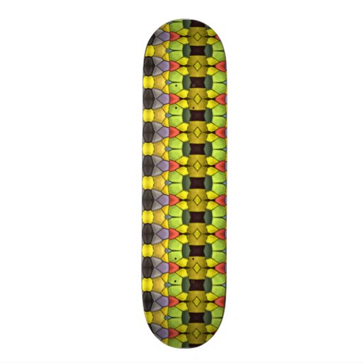 Colorful pattern skateboard | Zazzle