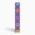 Colorful paw prints pattern binder | Zazzle