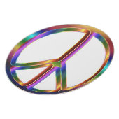 colorful peace sign dinner plate | Zazzle