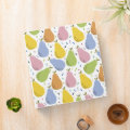 Colorful Pears Fruit Pattern Personalised Recipe 3 Ring Binder | Zazzle