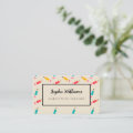 Colorful Pencils Substitute Teacher Business Card | Zazzle