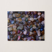 Colorful polished rocks jigsaw puzzle | Zazzle